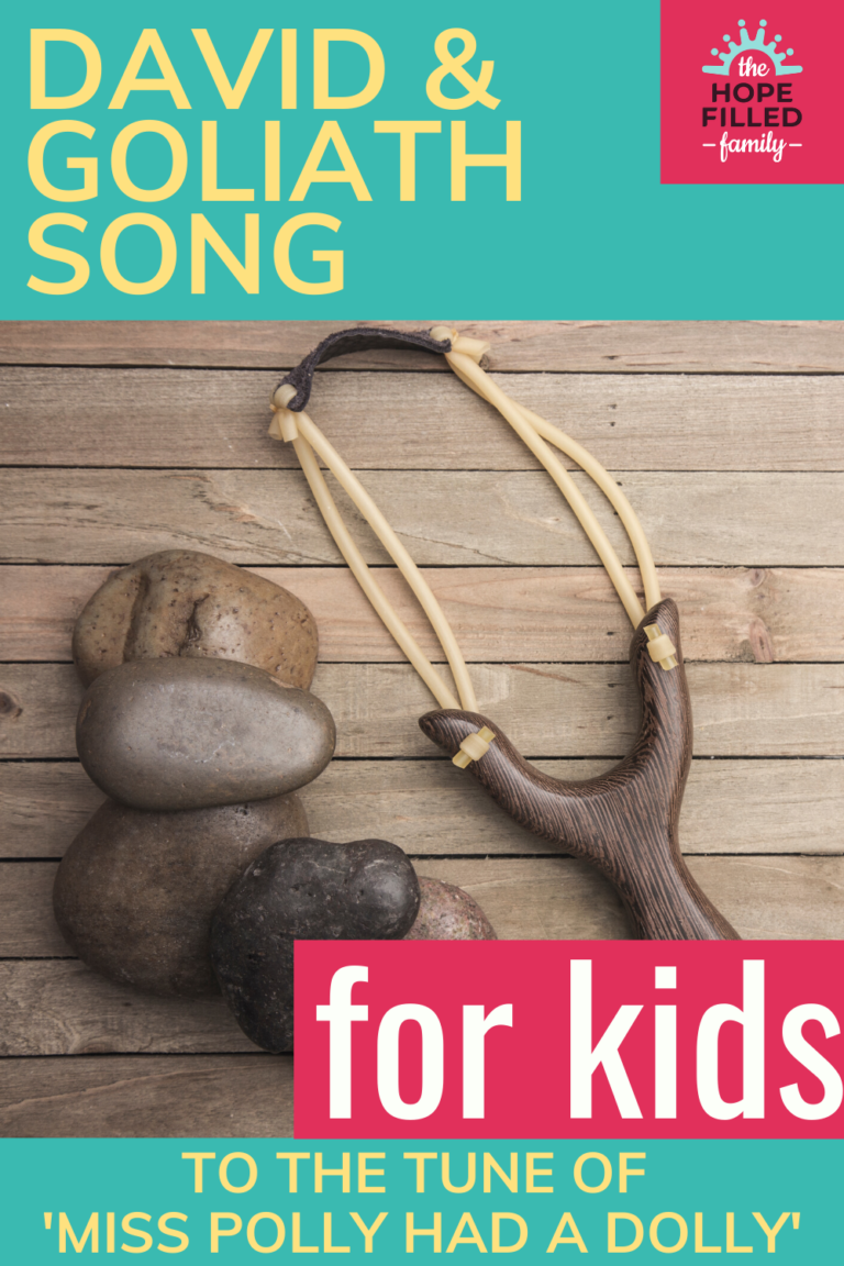 DAVID AND GOLIATH - A SONG FOR PRESCHOOLERS - The Hope-Filled Family